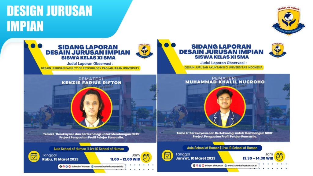 PROGRAM SMA – School of Human